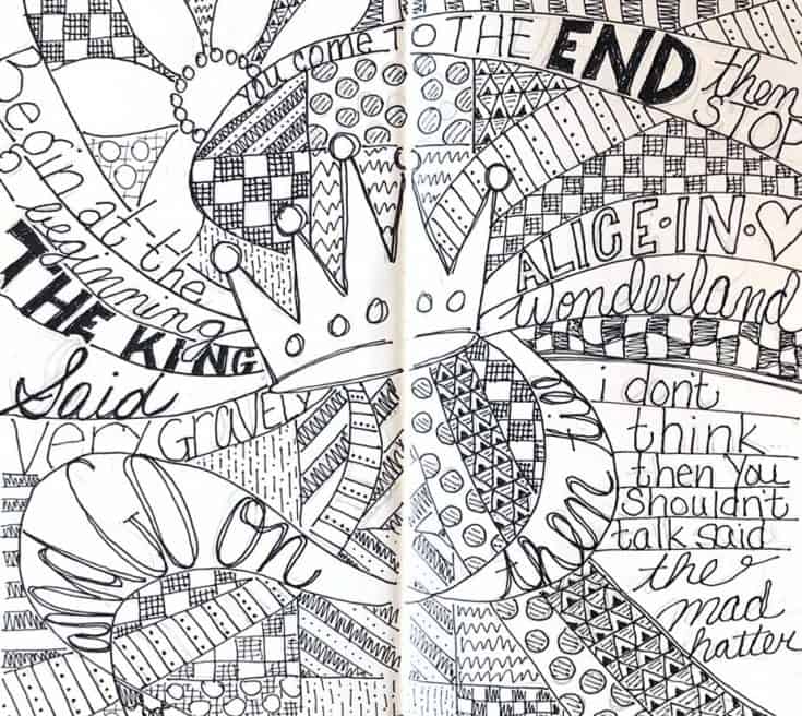 How To Doodle Words and Shapes · Artsy Fartsy Life