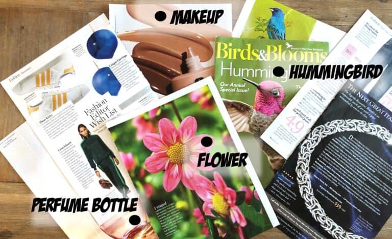 How To Make A Magazine Collage Mixed Media · Artsy Fartsy Life