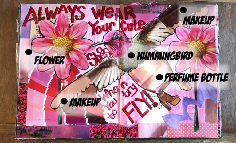 How To Make A Magazine Collage Mixed Media · Artsy Fartsy Life