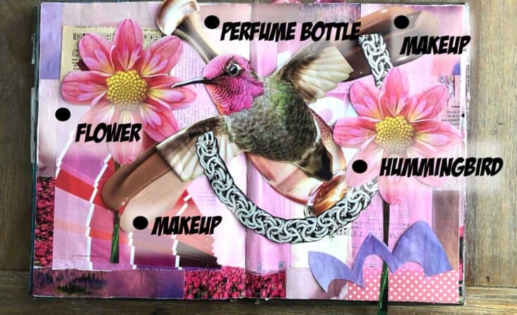 How To Make A Magazine Collage Mixed Media · Artsy Fartsy Life