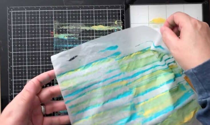 How To Make Gel Plate Tissue Paper · Artsy Fartsy Life