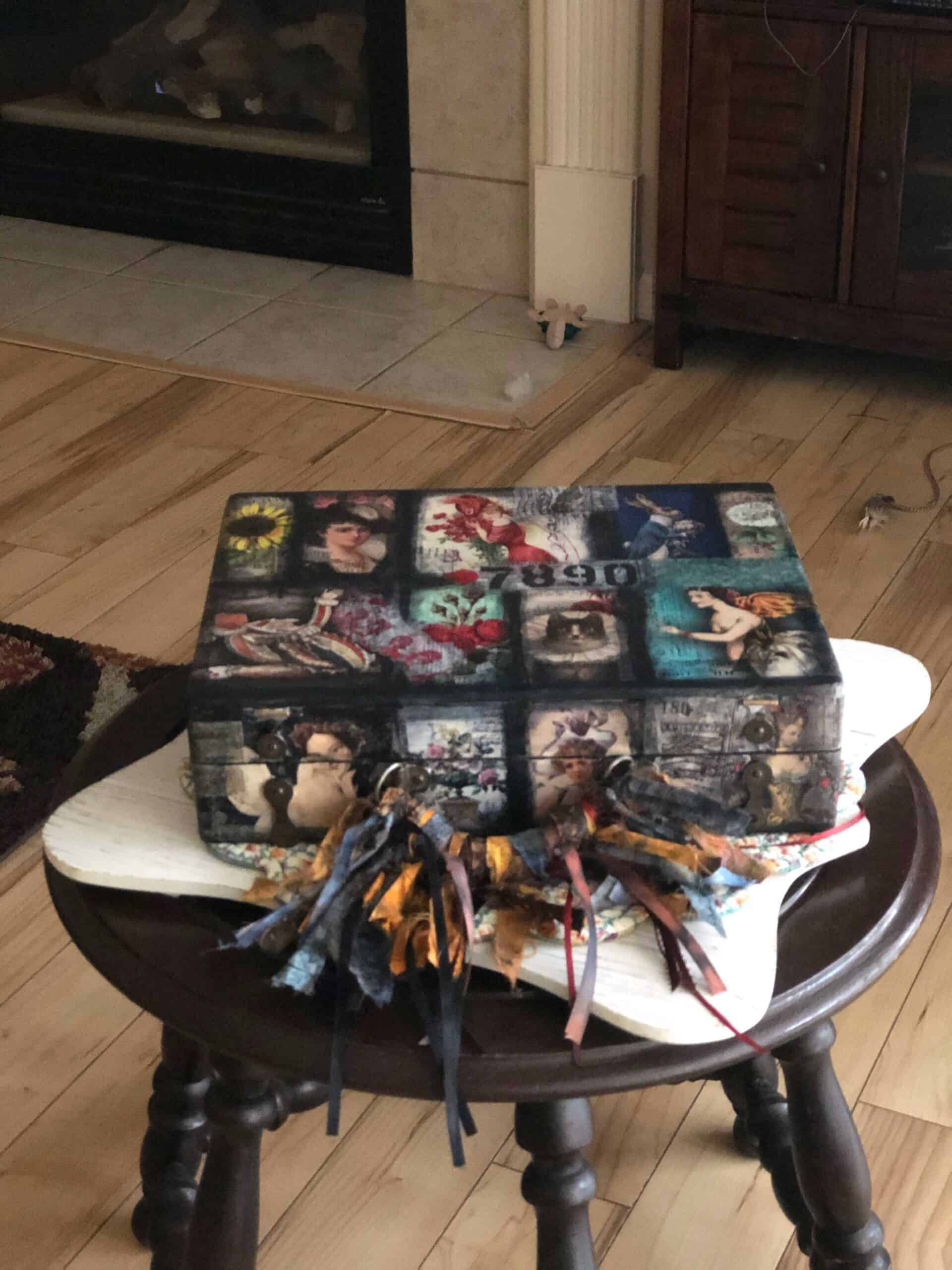 Steampunk Artist Box - Upcycled Thrift Store Finds · Artsy Fartsy Life