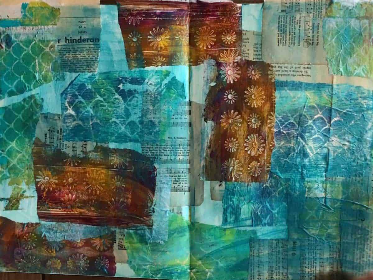 Magazine Collage Process Video and Step By Step · Artsy Fartsy Life