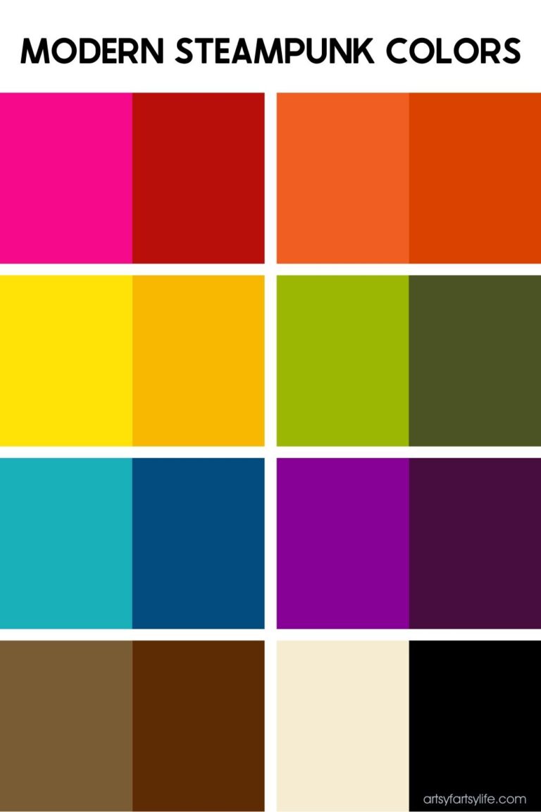 Modern Steampunk Colors · Artsy Fartsy Life