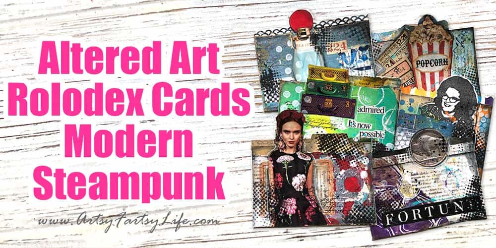 Altered Rolodex Art Card Ideas & Inspiration · Artsy Fartsy Life