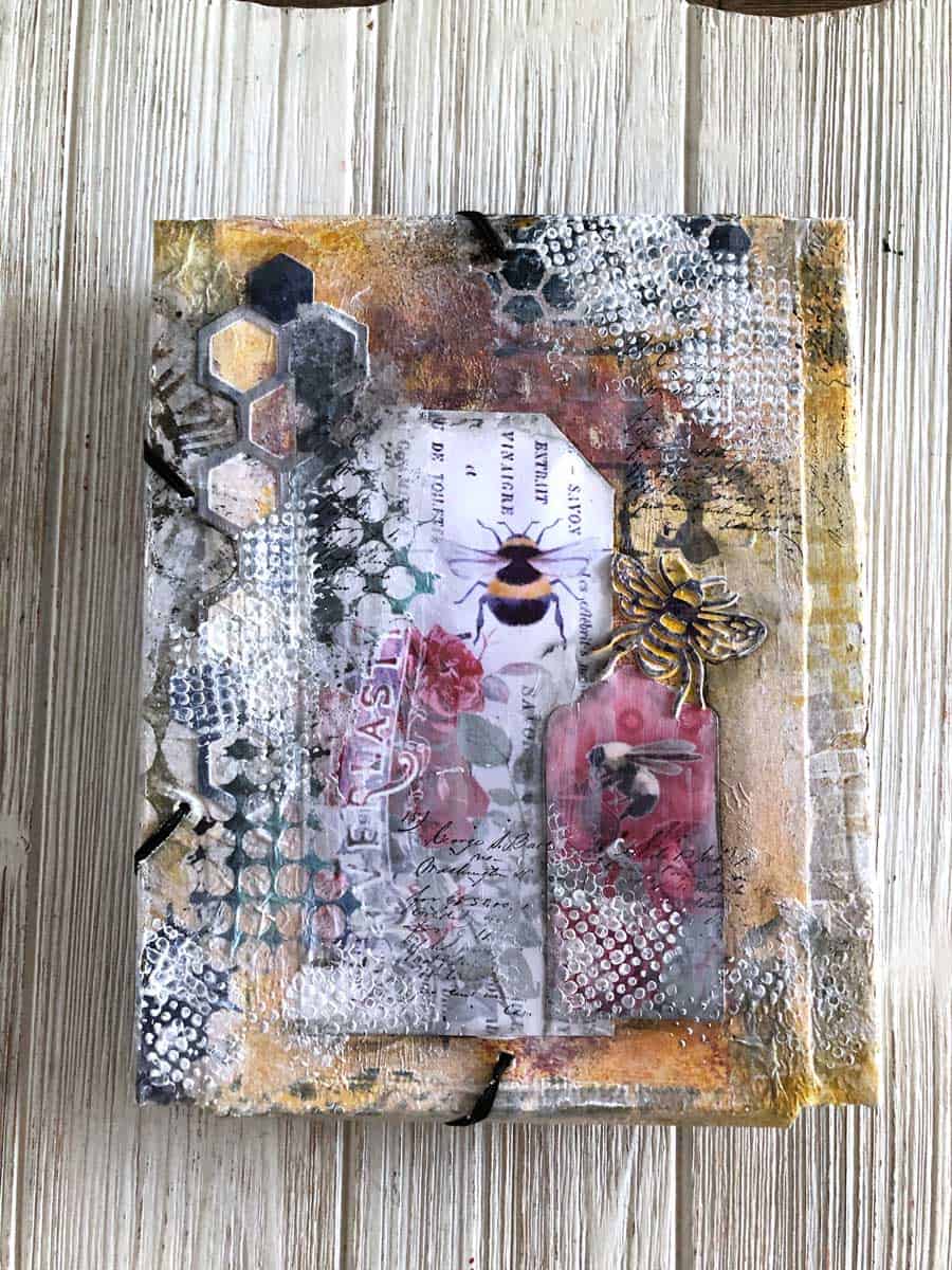 Bumble Bee Folio Mini Album With Gloss Sprays · Artsy Fartsy Life