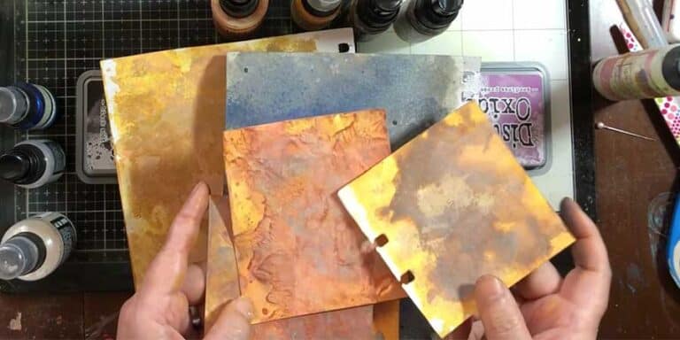 Faux Metal Paper Tutorial · Artsy Fartsy Life