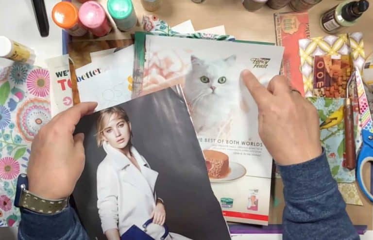 Easy Magazine Collage Ideas With Just Simple Supplies! · Artsy Fartsy Life