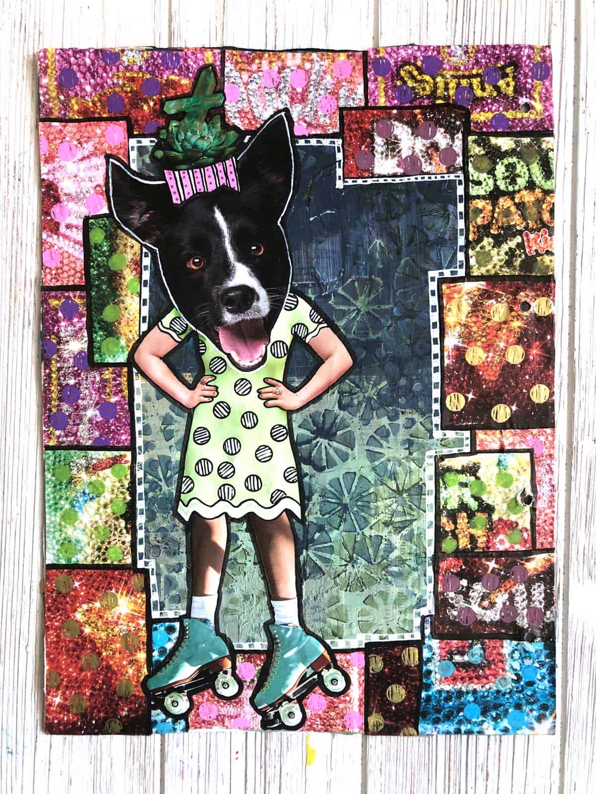 What Is A One Magazine Collage Challenge? · Artsy Fartsy Life