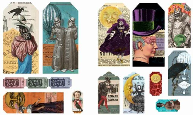 Free Spooky Printable Tags and Tickets · Artsy Fartsy Life