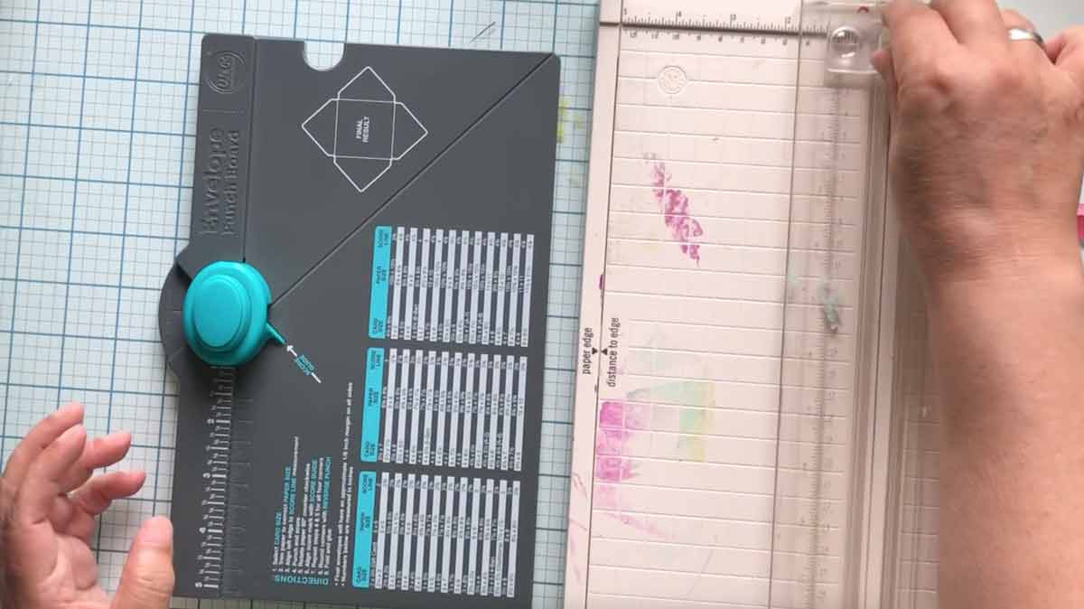 How To Use The WRMK Envelope Punch Board For Mixed Media · Artsy Fartsy ...