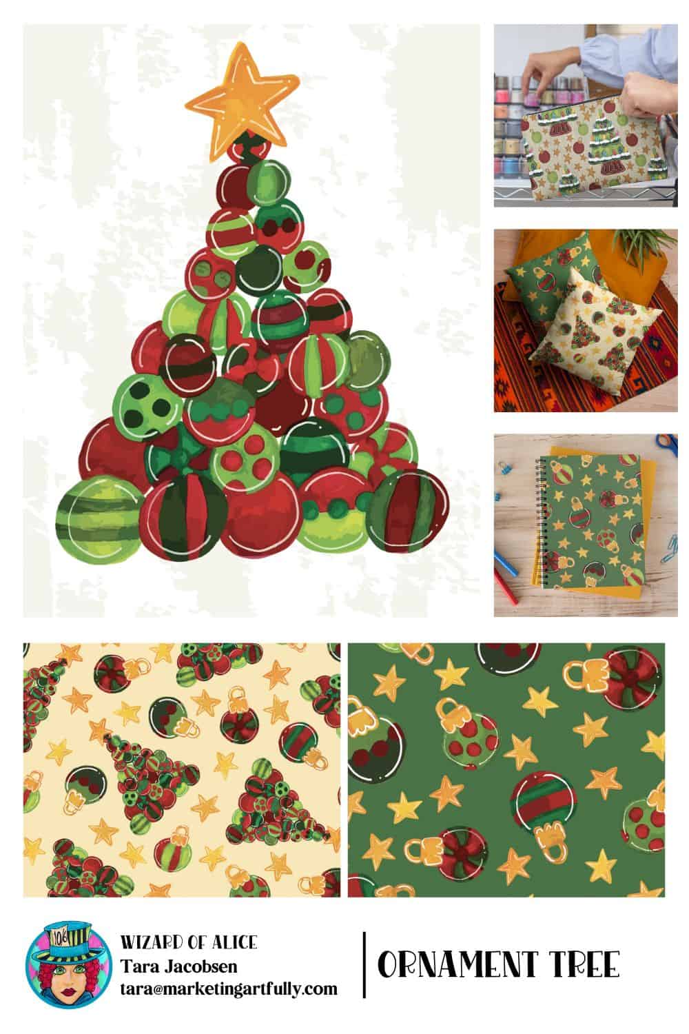 Christmas Surface Pattern Designs · Artsy Fartsy Life