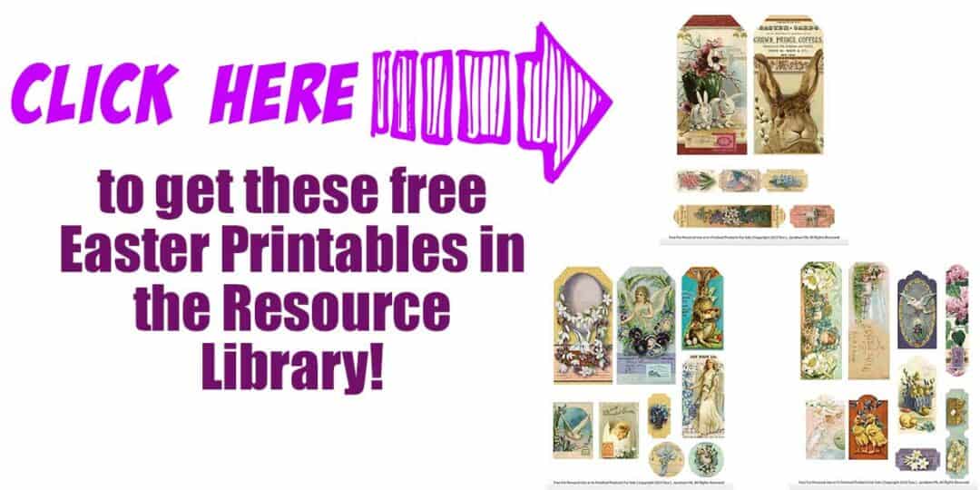 Free Easter Ephemera Printables - Includes Commercial License · Artsy ...