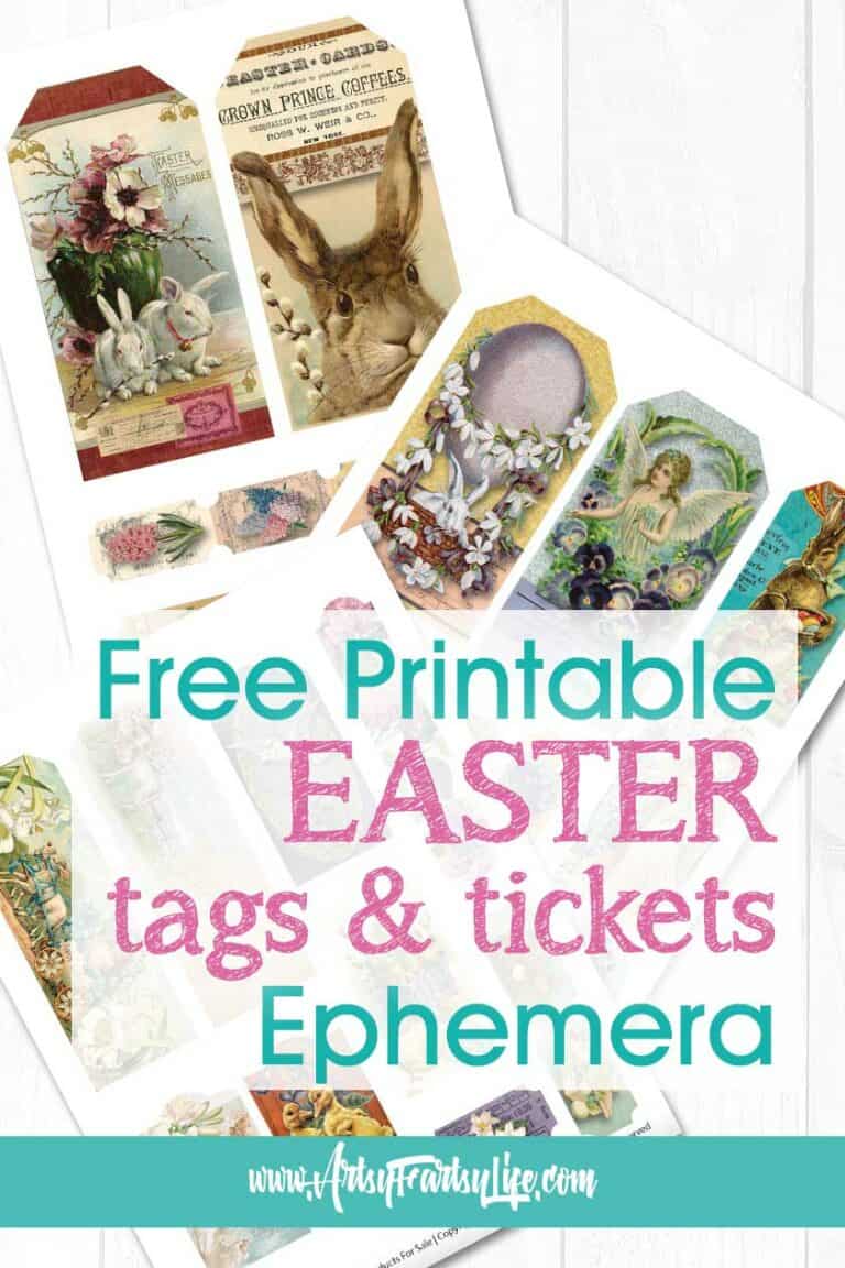 Free Easter Ephemera Printables - Includes Commercial License · Artsy ...