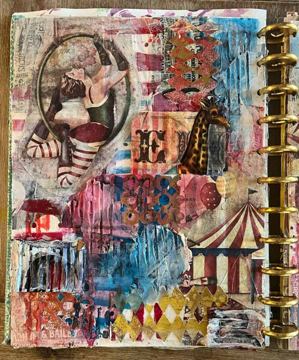 How To Make A DISC Bound Art Journal · Artsy Fartsy Life