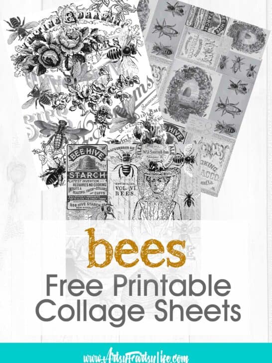 Free Bee Printables – Artsy Fartsy Life