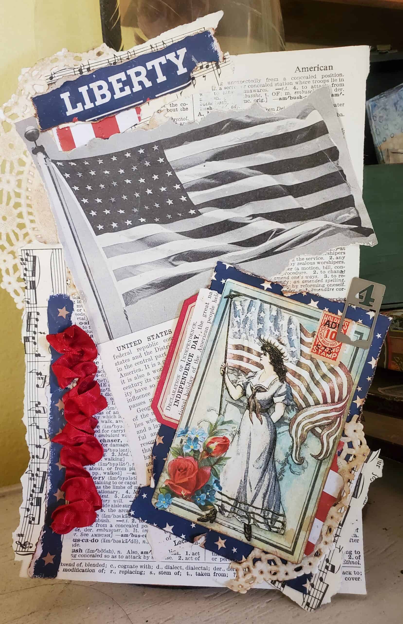 4th of July Journal Pages or Covers Free Printable · Artsy Fartsy Life