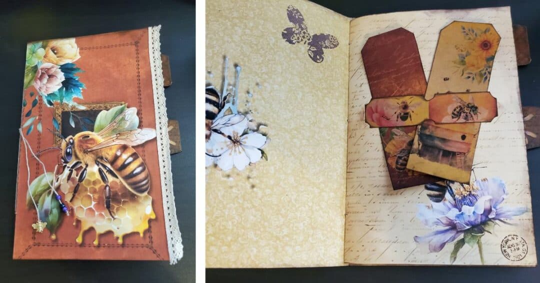 Bee Junk Journal Kit Printable · Artsy Fartsy Life