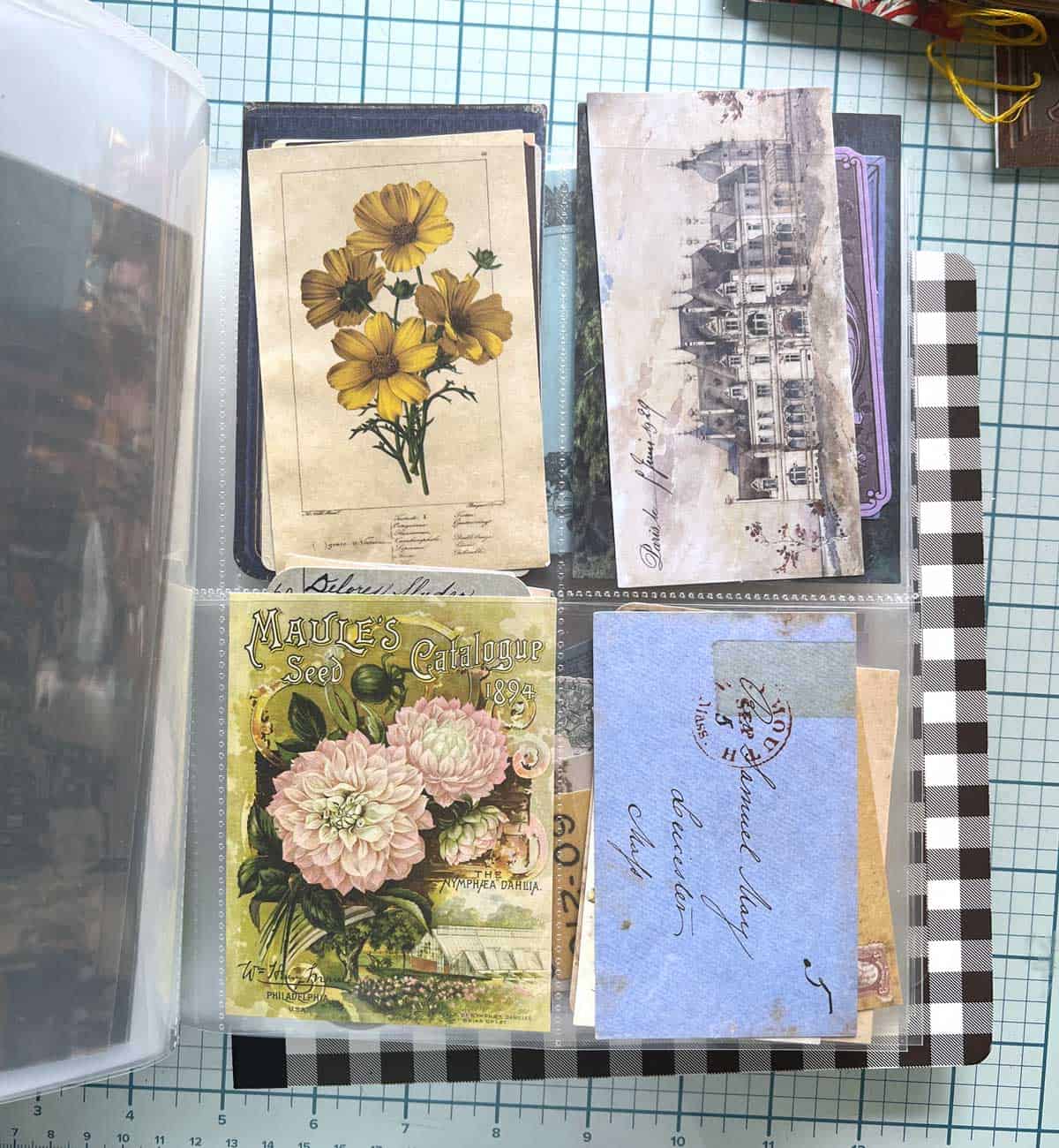 How To Use Snap Flipbooks For Ephemera Storage · Artsy Fartsy Life