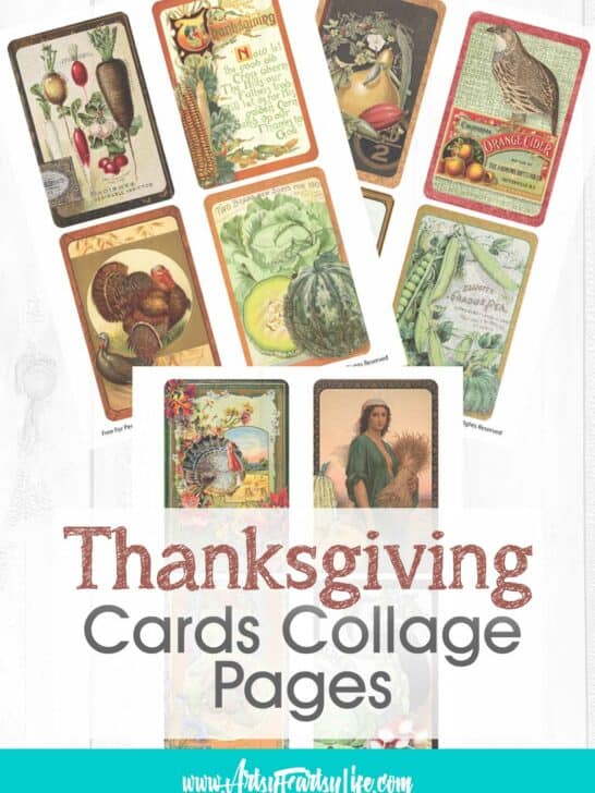 Thanksgiving Circles – Free Printable Collage Sheet – Artsy Fartsy Life