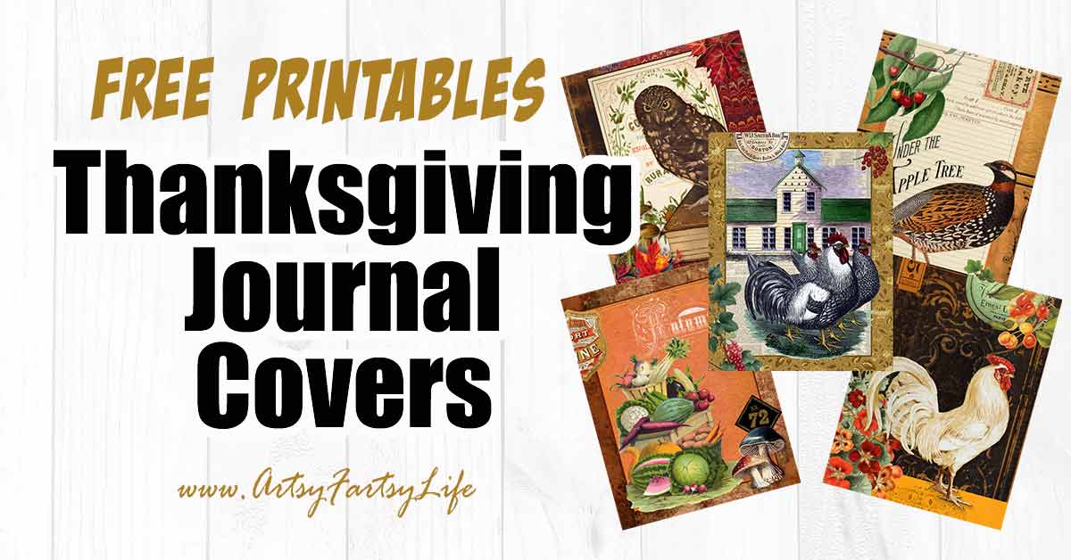 Thanksgiving Printable Junk Journal Pages (Commercial License) · Artsy ...