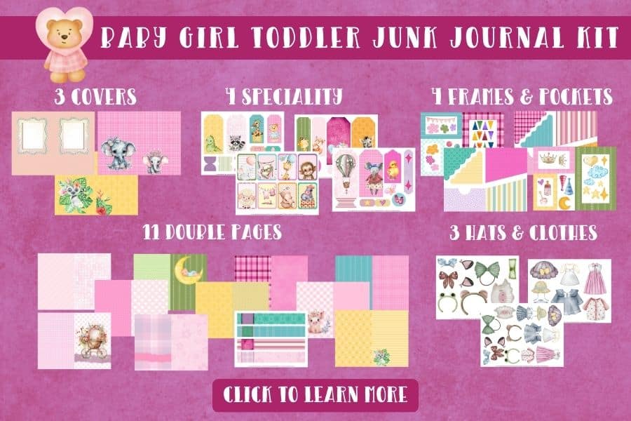 Printable Baby Girl or Toddler Journal · Artsy Fartsy Life