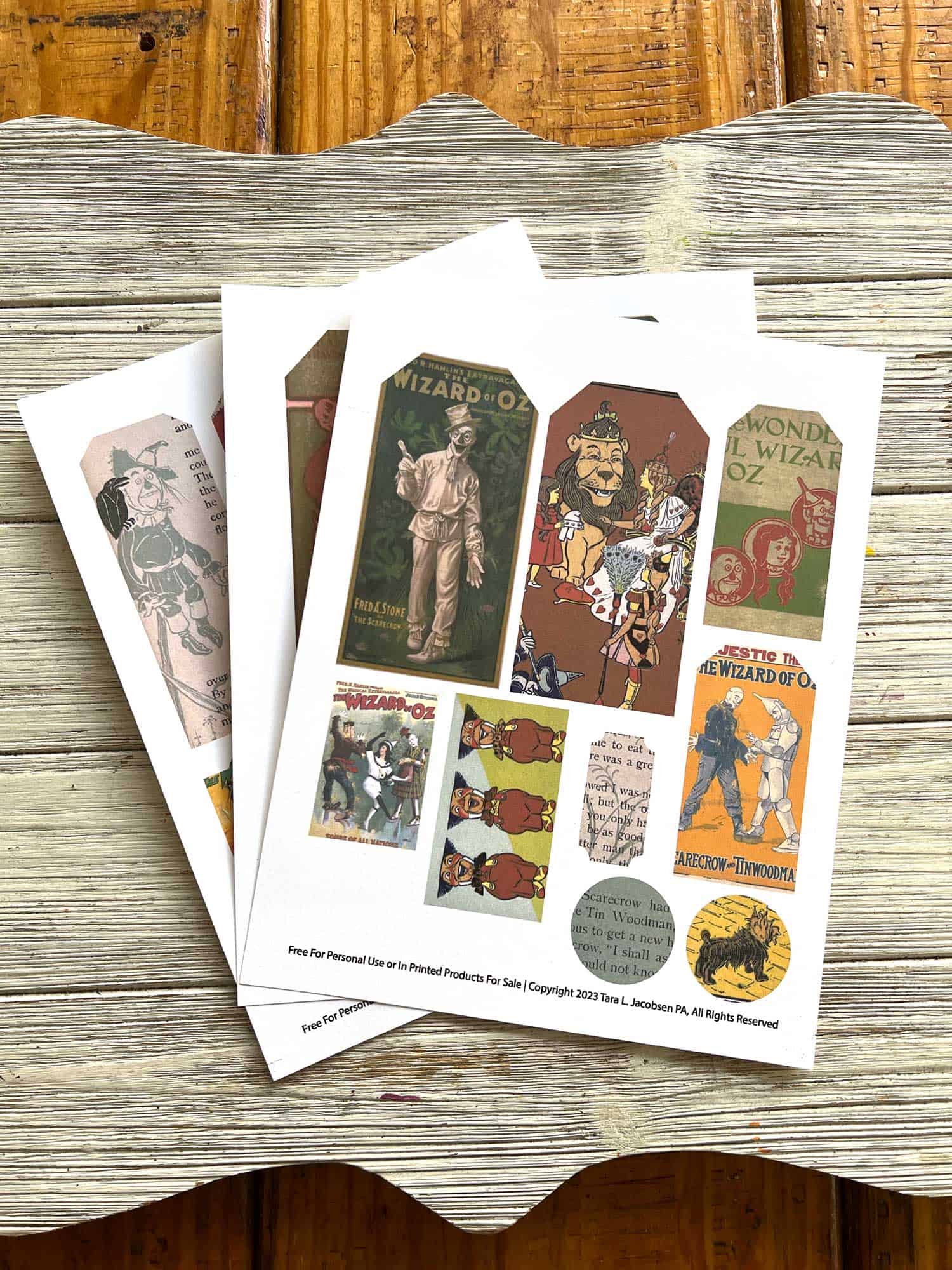 Wizard of Oz Tags & Tickets - Free Printable · Artsy Fartsy Life