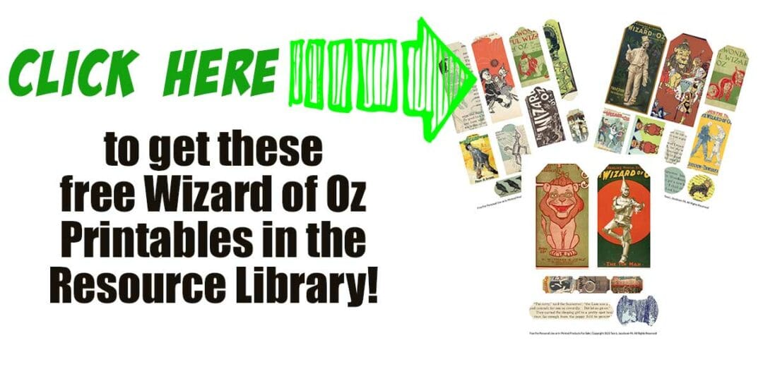 Wizard of Oz Tags & Tickets - Free Printable · Artsy Fartsy Life