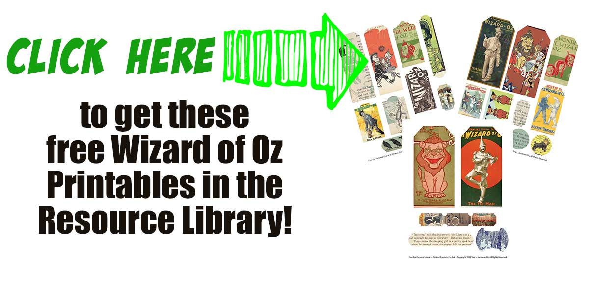 Wizard of Oz Tags & Tickets - Free Printable · Artsy Fartsy Life