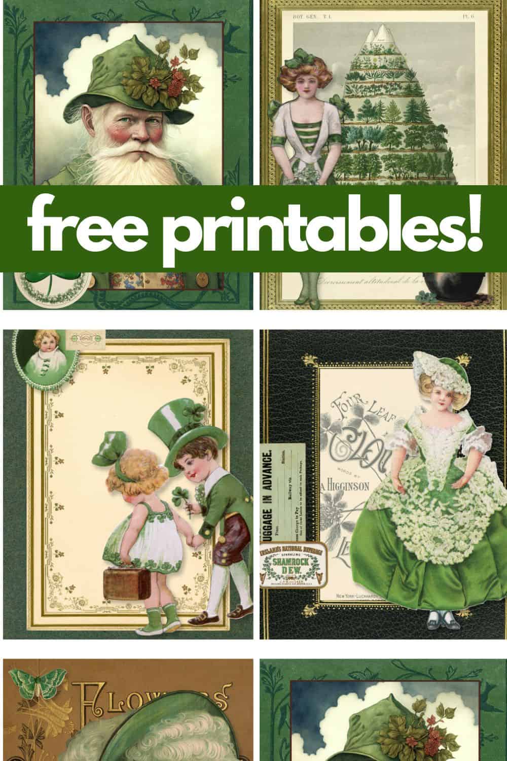 St Patricks Day Journal Pages - Free Printables · Artsy Fartsy Life