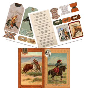 Cowboy and Cowgirl Old West Free Printables · Artsy Fartsy Life