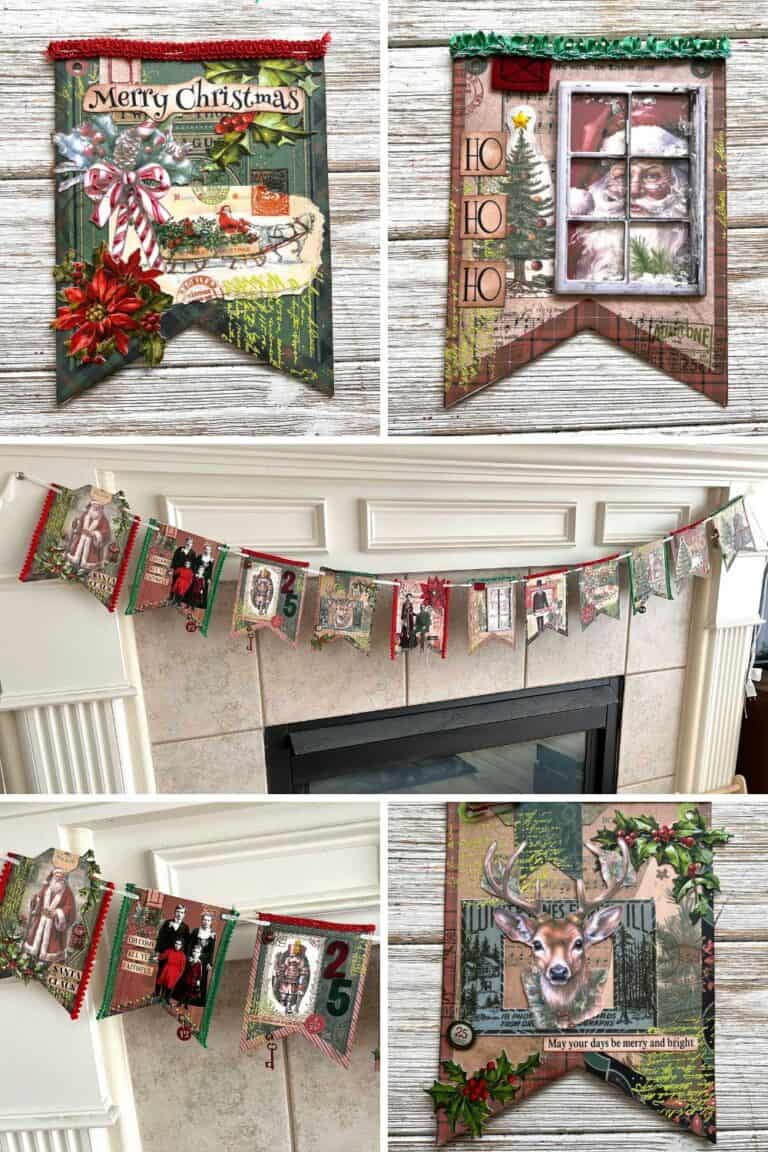 DIY Crafty Christmas Banner Class · Artsy Fartsy Life