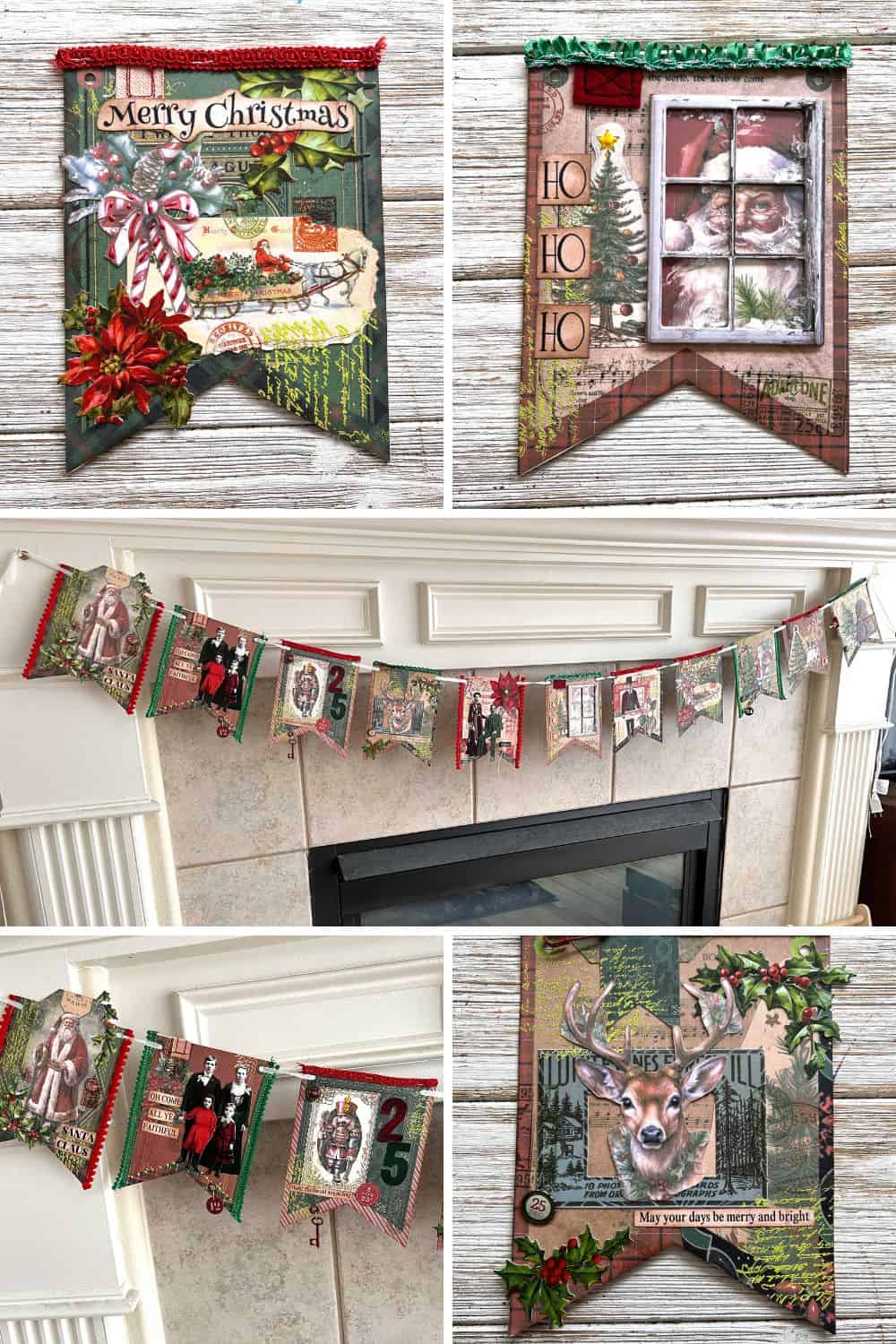 DIY Crafty Christmas Banner Class · Artsy Fartsy Life
