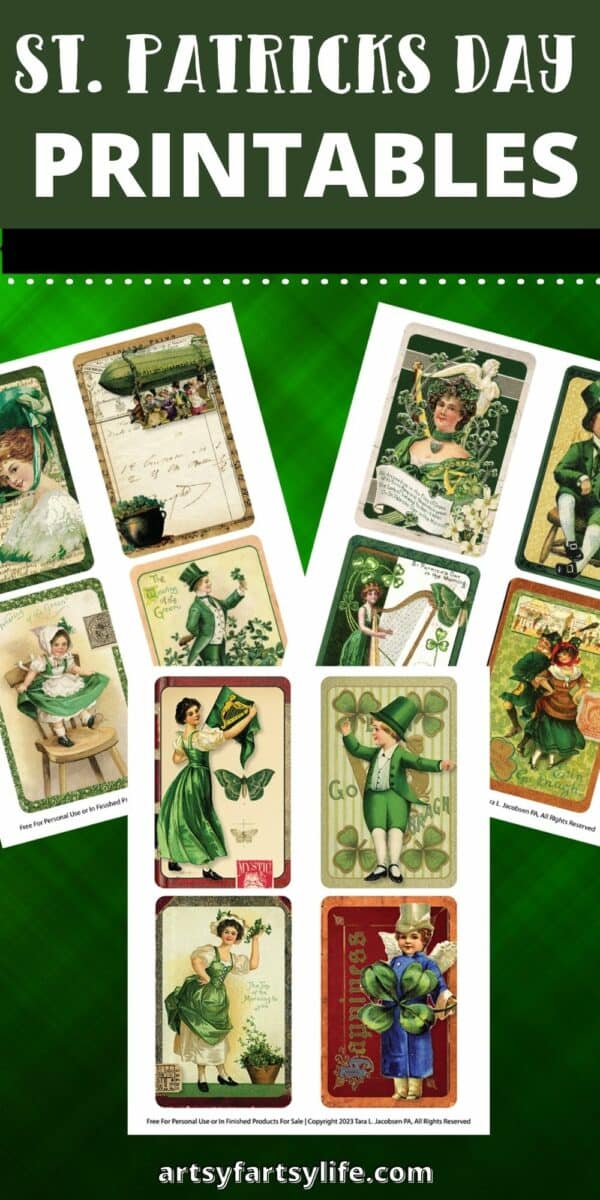 St. Patricks Day Cards - Free Printable · Artsy Fartsy Life