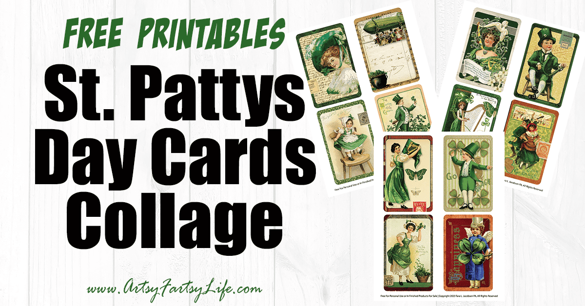 St. Patricks Day Cards - Free Printable · Artsy Fartsy Life