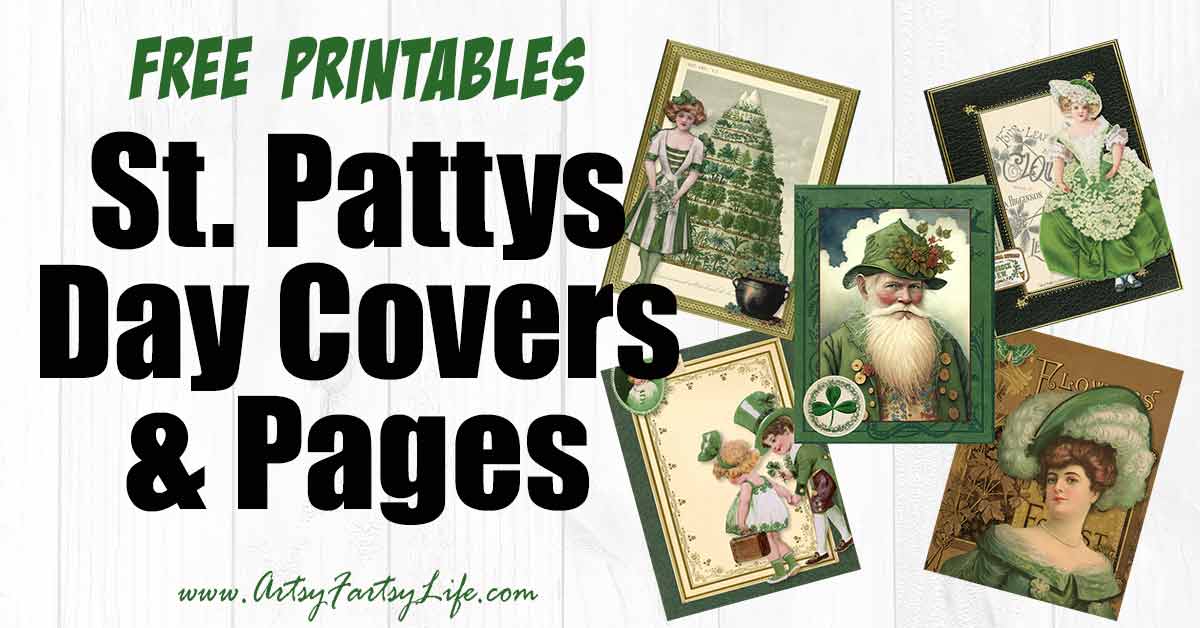 St Patricks Day Journal Pages - Free Printables · Artsy Fartsy Life
