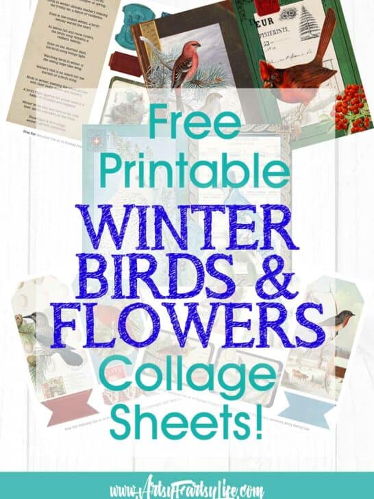 Tropical Birds and Flowers – Free Printable Ephemera – Artsy Fartsy Life