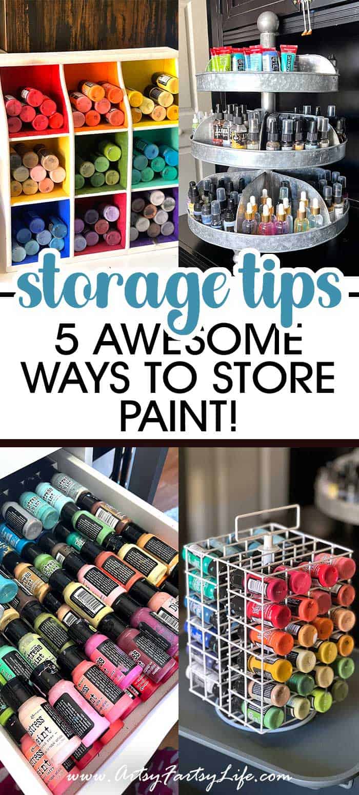 5 Ways I Organize My Paint · Artsy Fartsy Life