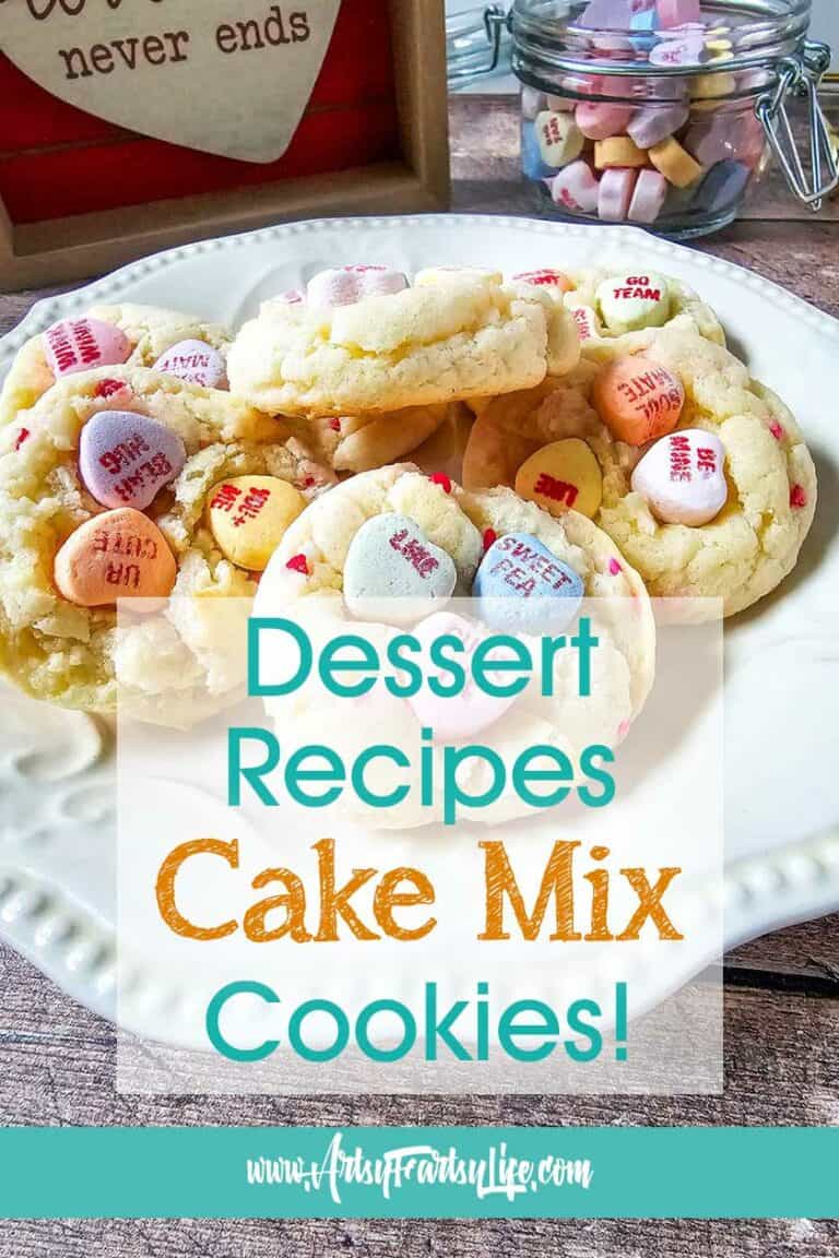 White Cake Mix Cookies! Fast and Simple Recipes · Artsy Fartsy Life