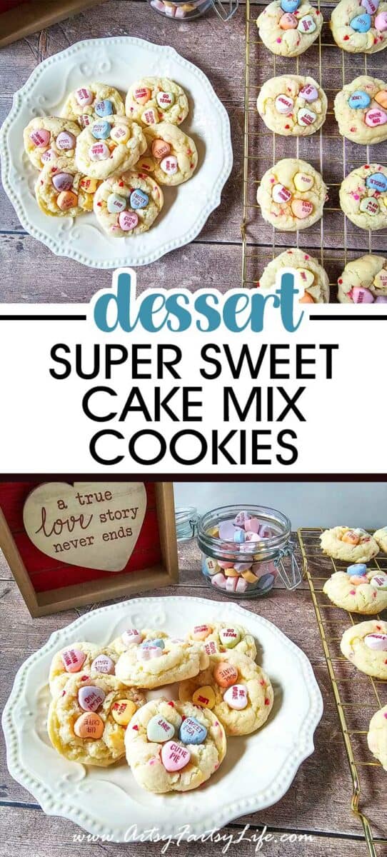 White Cake Mix Cookies! Fast and Simple Recipes · Artsy Fartsy Life