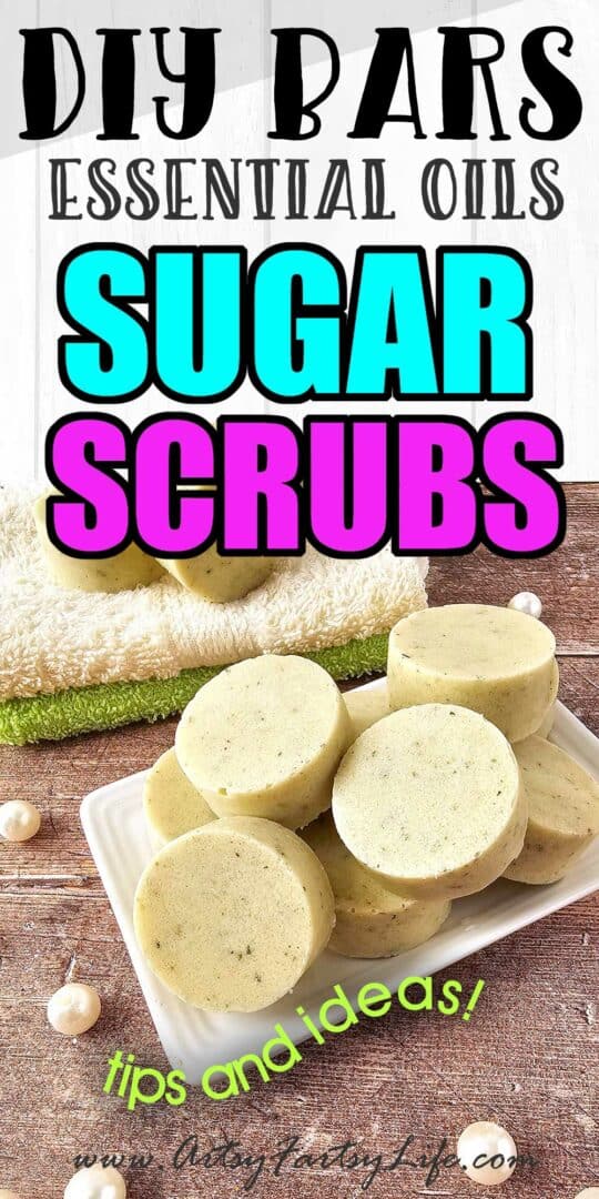 Green Tea Exfoliating Sugar Scrub Bars! · Artsy Fartsy Life