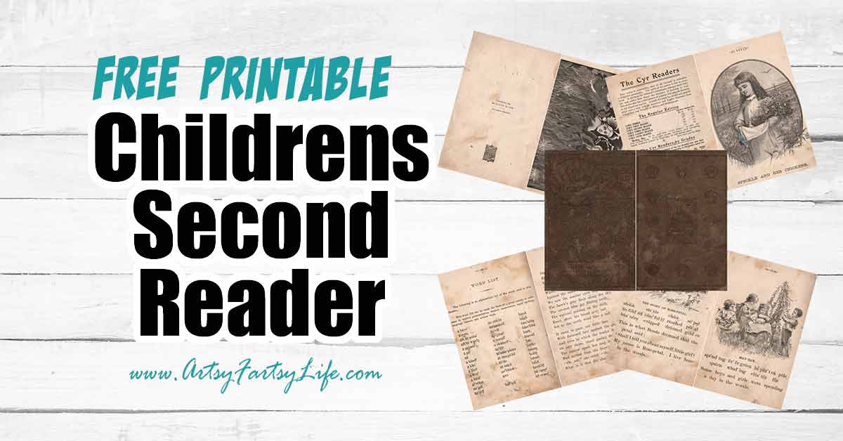 Free Printable Vintage Background Paper - Second Reader · Artsy Fartsy Life