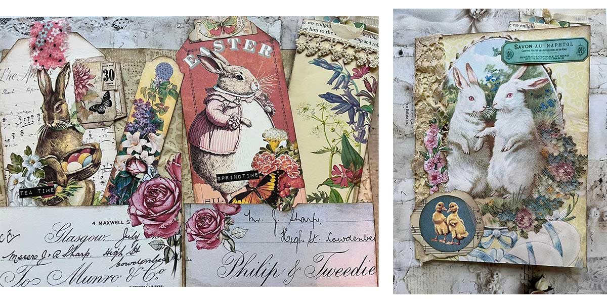 Easter Ephemera! Free Printable Collage Kit · Artsy Fartsy Life