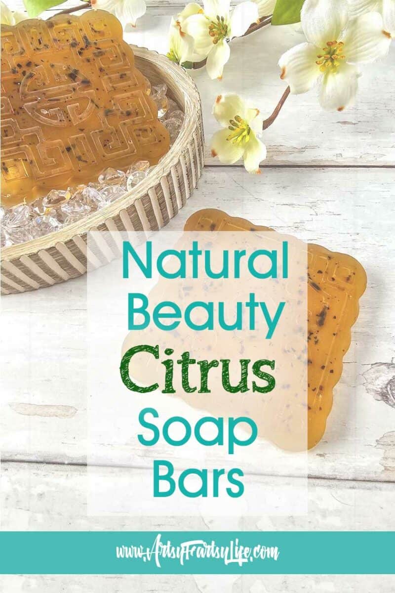 DIY Citrus Soap Bars - Super Easy! · Artsy Fartsy Life