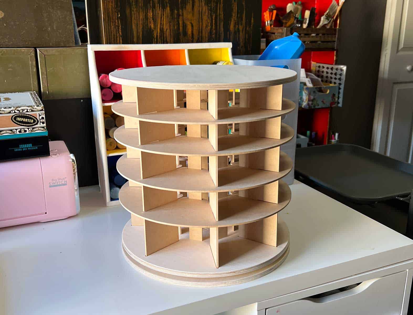 Wicked Cool Ikea Kallax Carousel Spinner · Artsy Fartsy Life