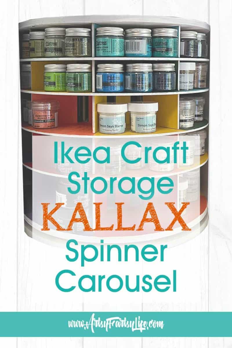 Wicked Cool Ikea Kallax Carousel Spinner · Artsy Fartsy Life