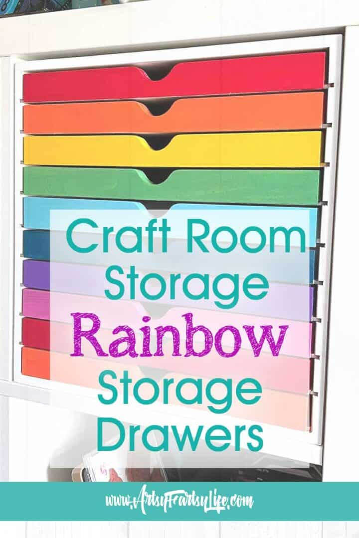 Rainbow Storage Drawer Kallax Insert (Stamp N Storage) · Artsy Fartsy Life