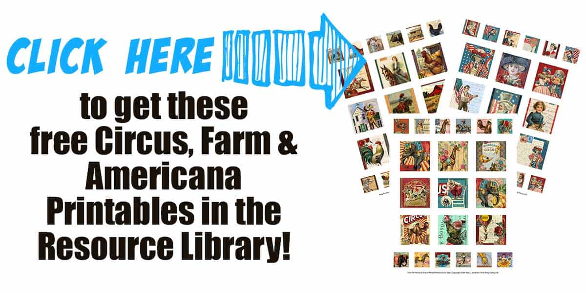 Circus, Americana and Farm Inchies & Twinchies - Free Printables ...