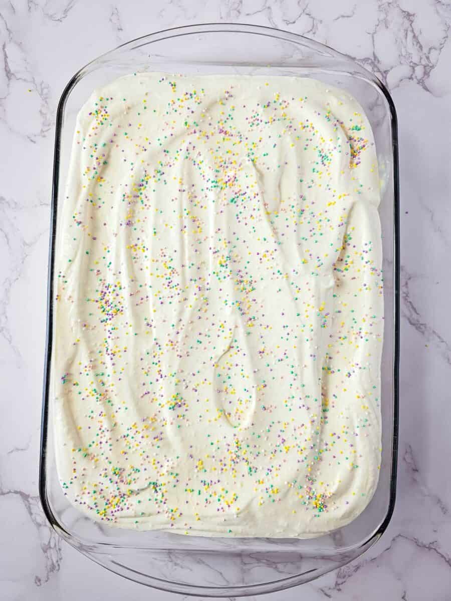 Spring Poke Cake Box Recipe - Easy and Delicious! · Artsy Fartsy Life