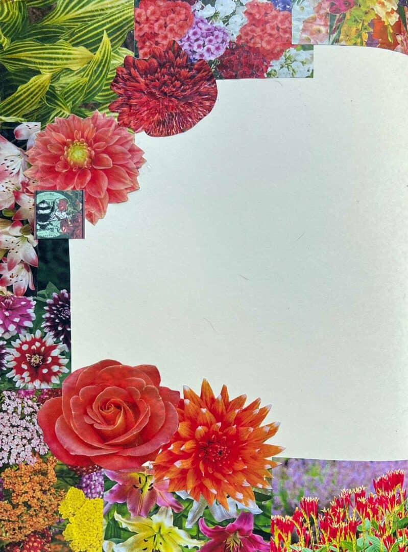 How To Use A Flower Catalog In Mixed Media Magazine Collage · Artsy ...